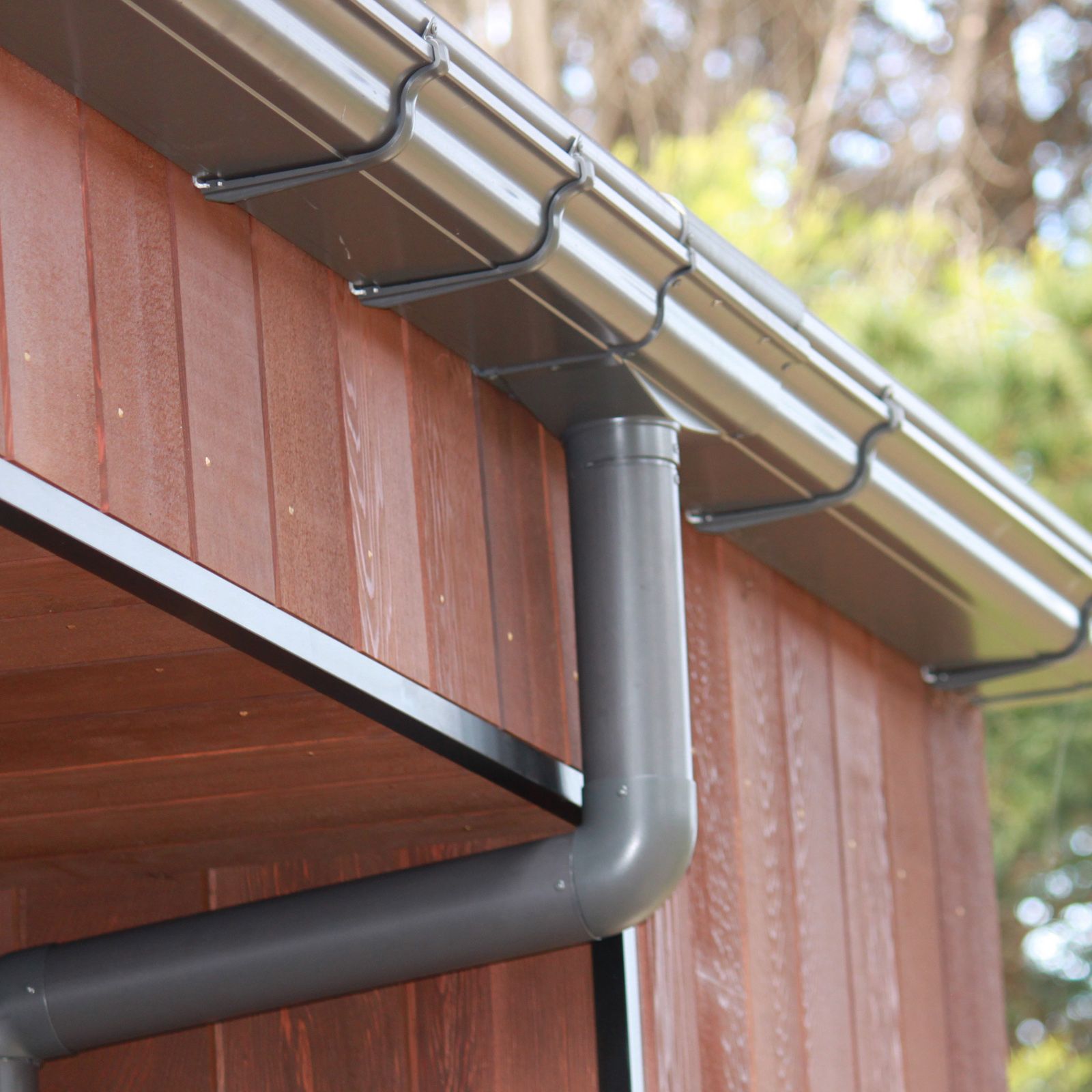 Anti-leaf gutter system Eaves Water System water collection guttering ...